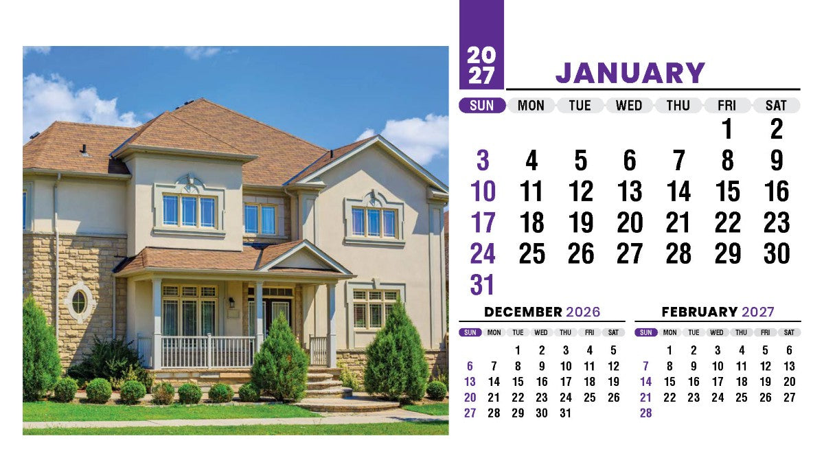 2027-DSK0069 Homes 2027 Promotional Desk Calendar | MLP