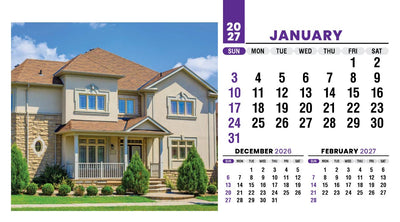 2027-DSK0069 Homes 2027 Promotional Desk Calendar | MLP