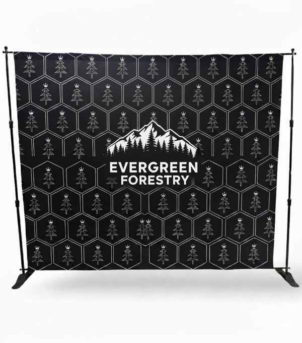 10' Exhibitor Expanding Display Kit, Media Wall, Backdrop, with Full C